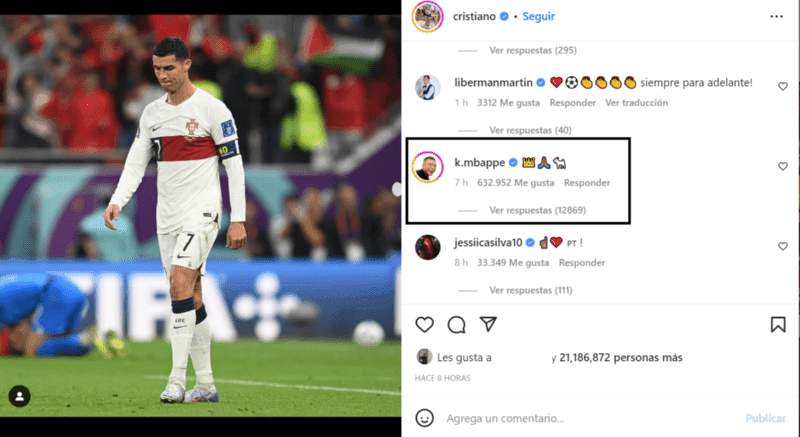 La provocación de Mbappé para Messi en pleno Mundial con CR7 como protagonista