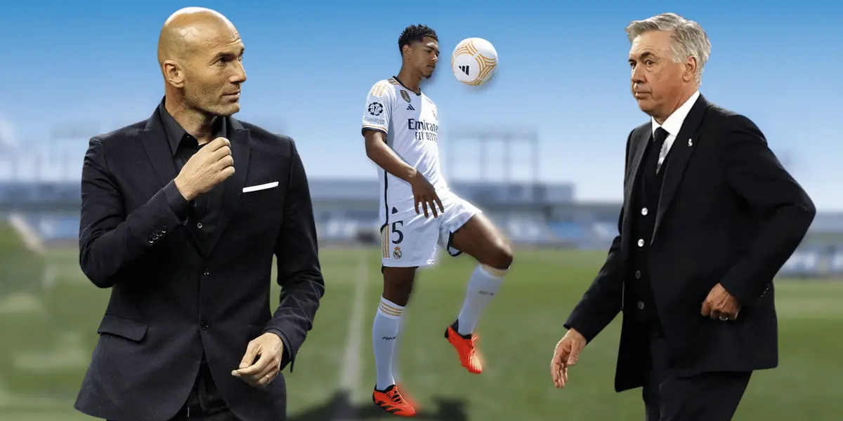 La fuerte lección que Zidane le dio a Ancelotti sobre Jude Bellingham