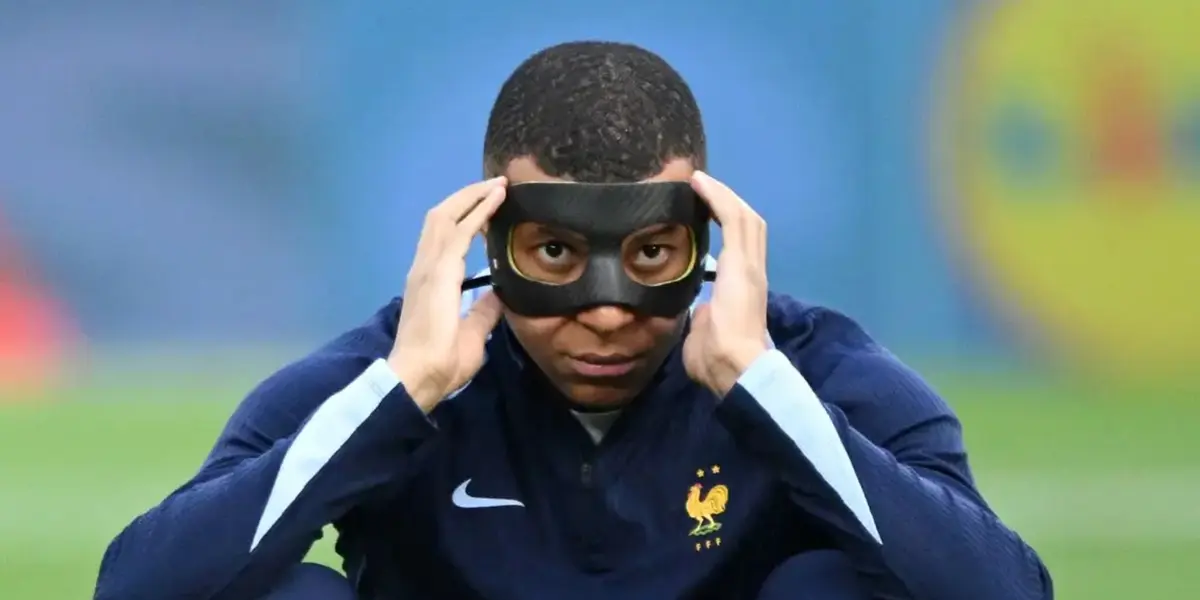 (VIDEO) Le estorba la máscara a Mbappé, hizo una definición de risa ...