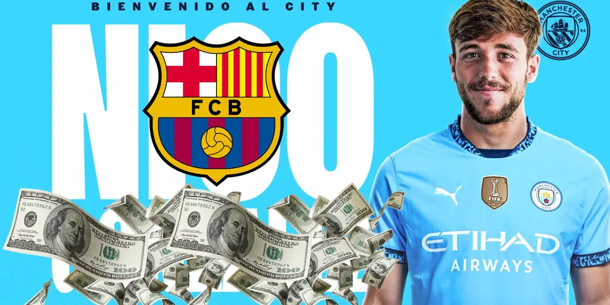 Nico González llegó al City por €60 millones y el dineral que le tocó al FC Barcelona